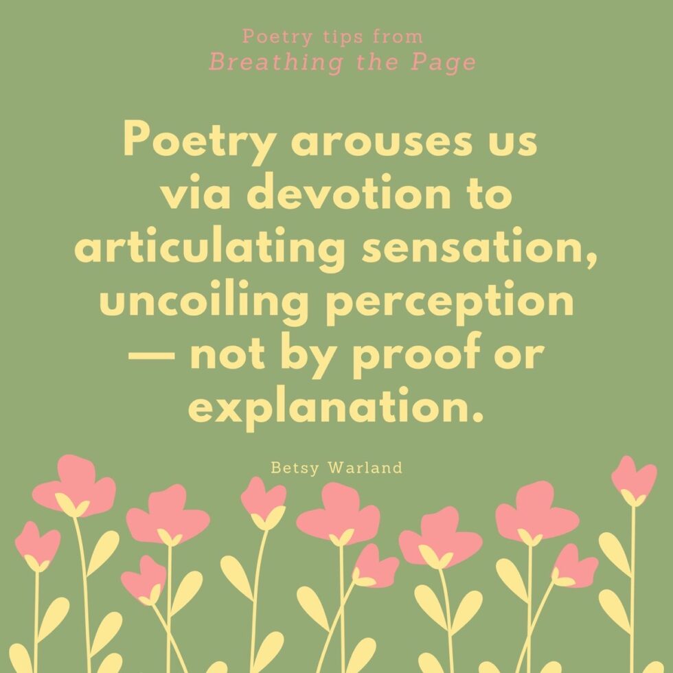 Happy National Poetry Writing Month! | Betsy Warland
